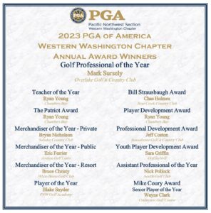 Western Washington PGA – To Serve the Members and Grow the Game